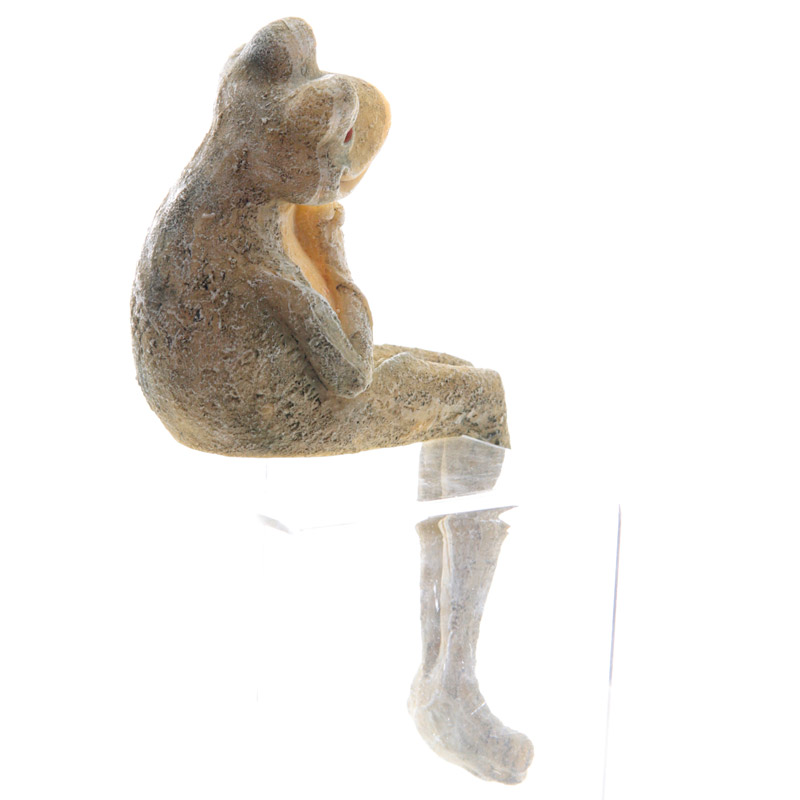 Fabulous Long Legged Shelf Sitting Garden Frog Ornament Statue Frogs Ebay